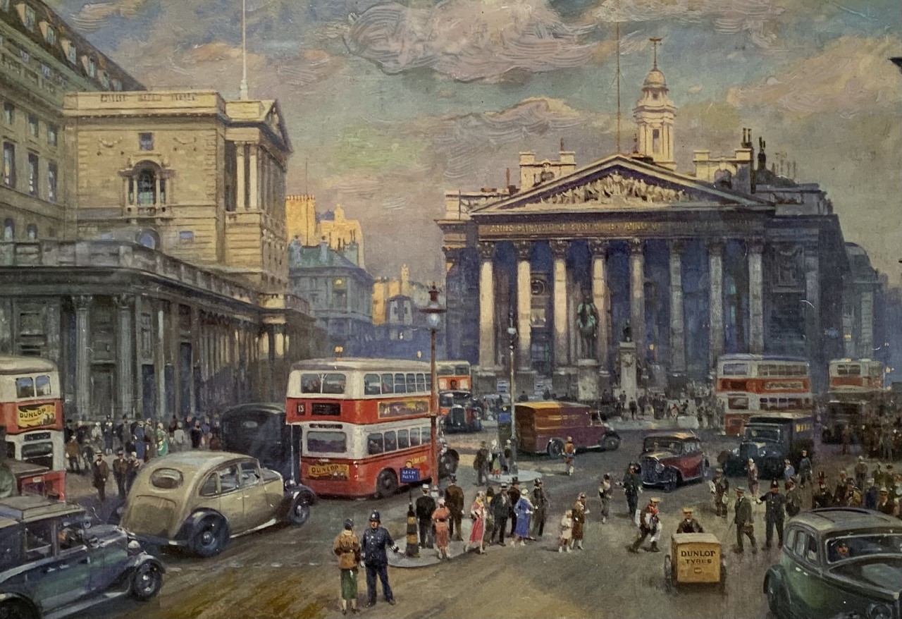 Charles Eddowes Turner | London scene (Circa 1950s) | MutualArt