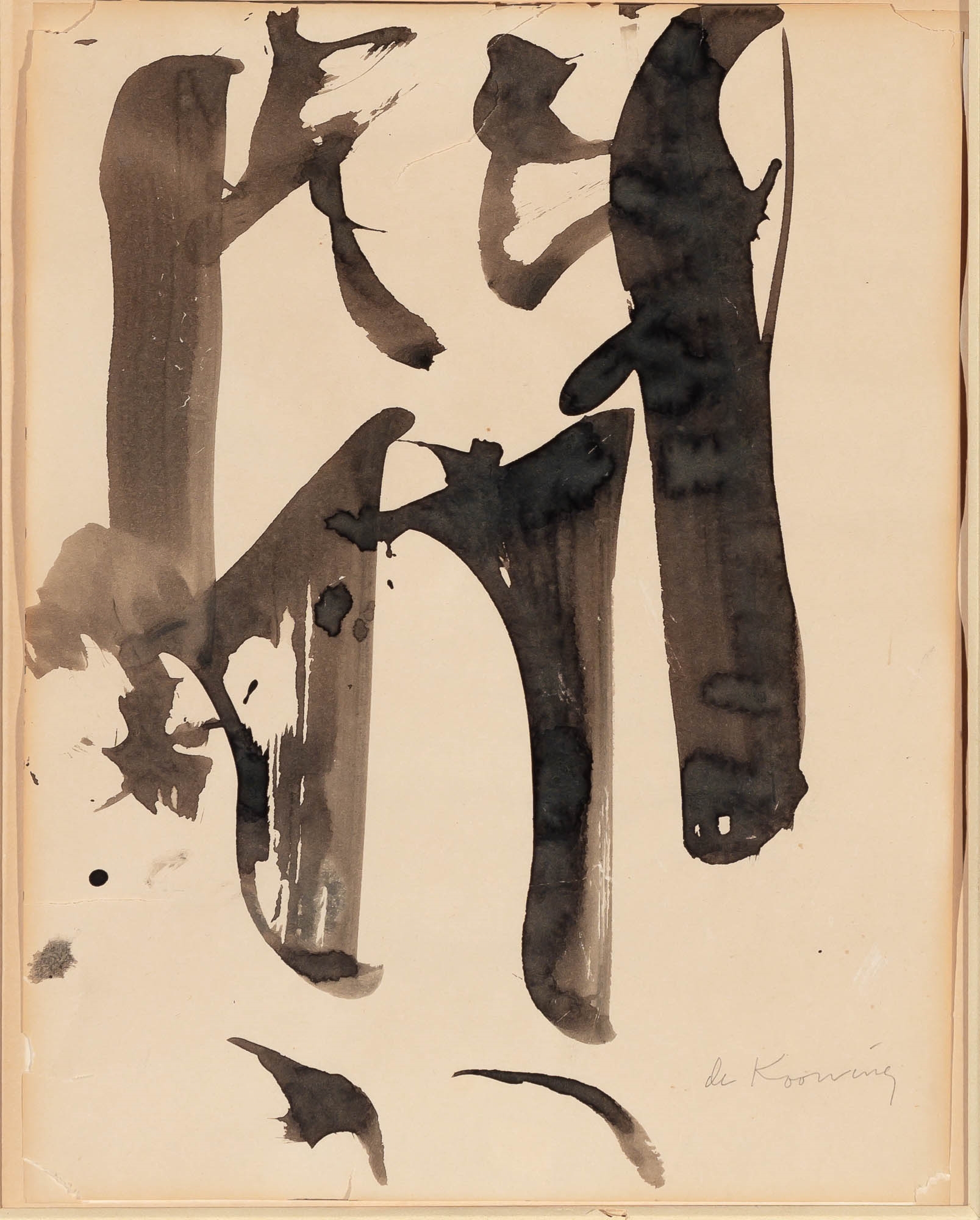 Willem de Kooning | Woman Study (1959) | MutualArt