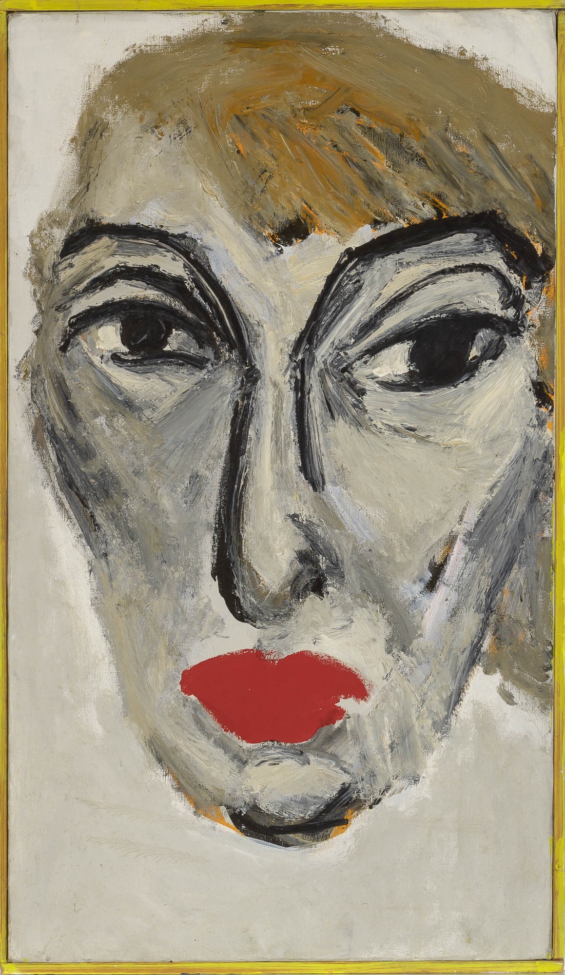 Karel Appel | Portrait of Nina Abrams (1964) | MutualArt