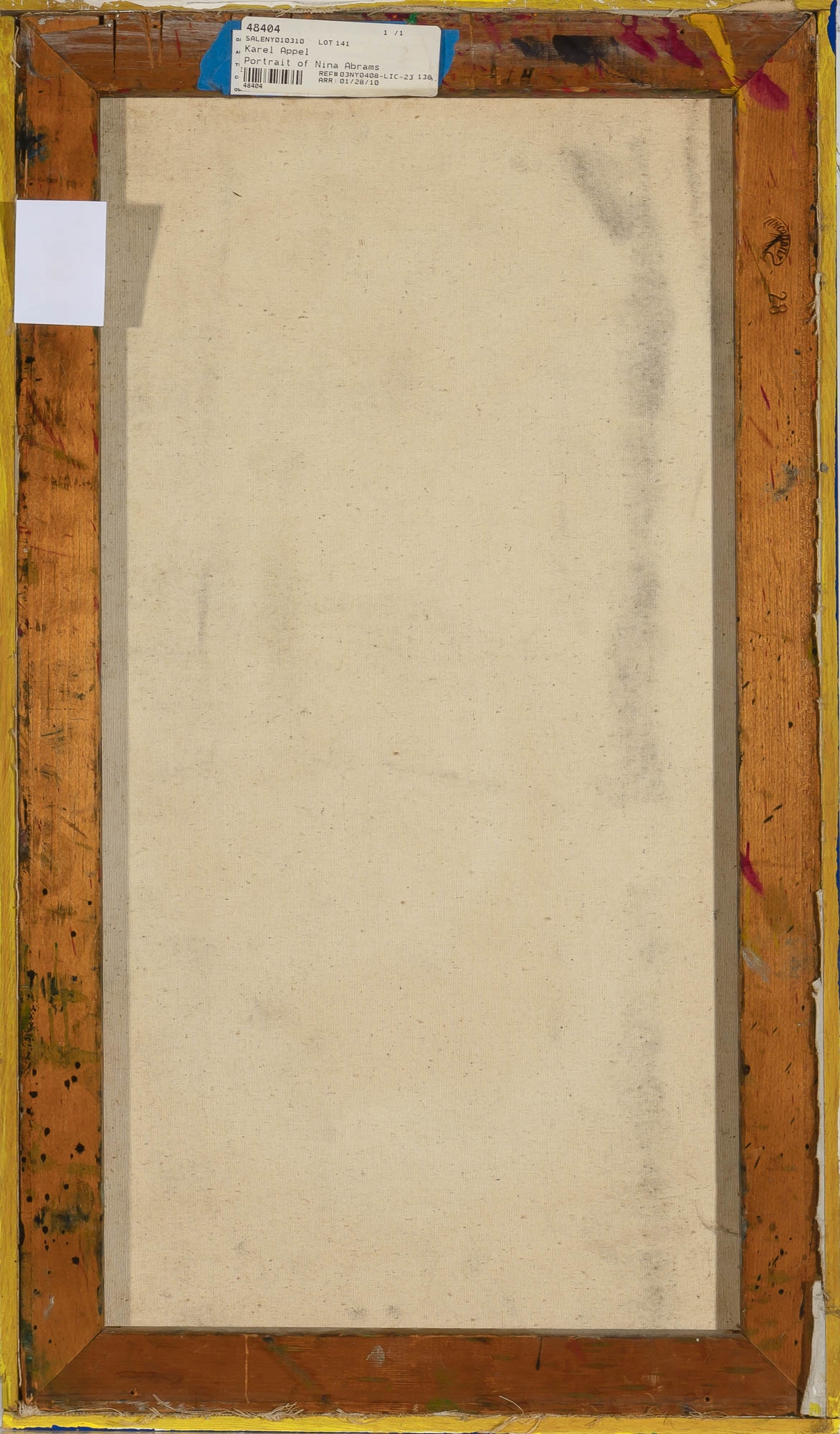 Karel Appel | Portrait of Nina Abrams (1964) | MutualArt