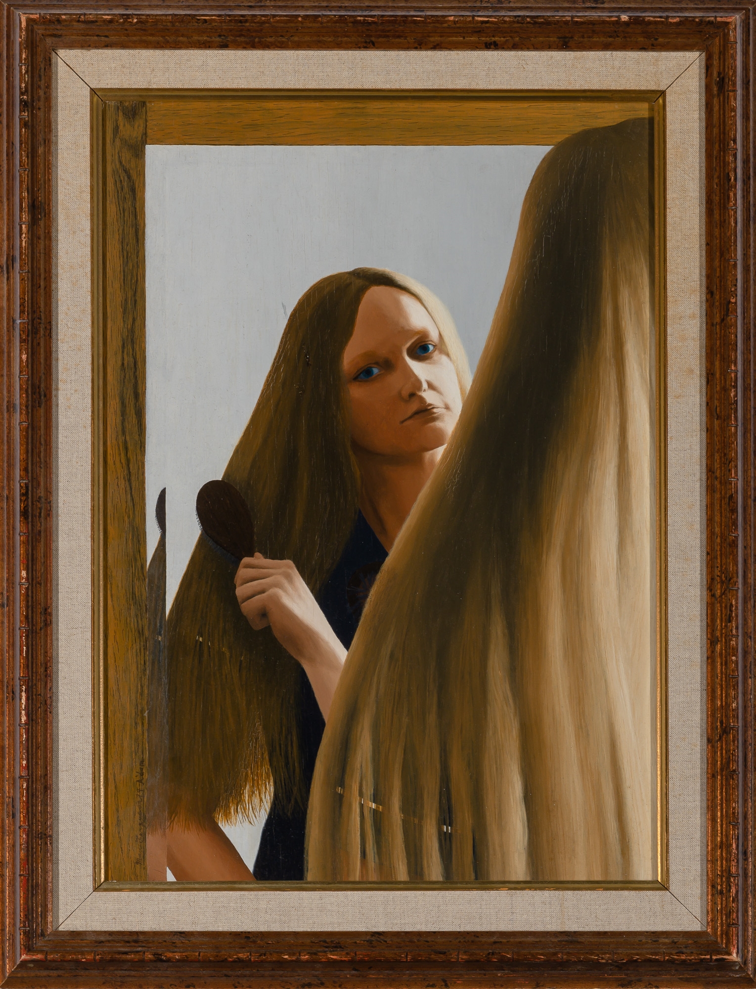 Max Ferguson | Girl Combing Her Hair | MutualArt