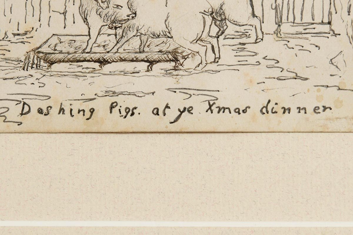 Mildred Anne Butler | Doshing Pigs at ye Xmas Dinner | MutualArt