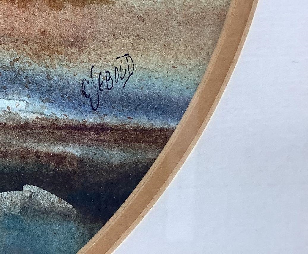 CAROL SHUP SEBOLD | Coastal landscape with lighthouse | MutualArt