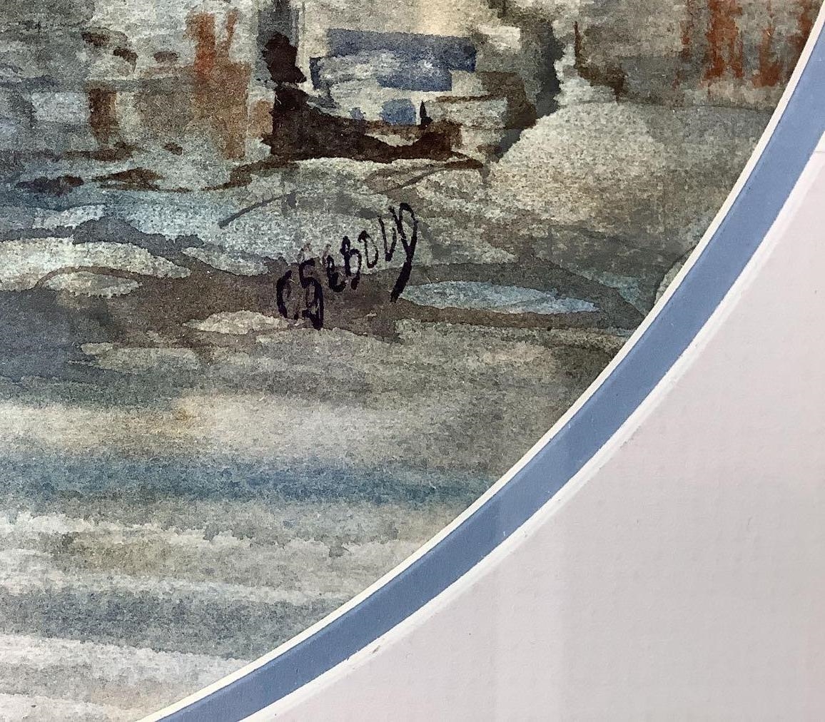 CAROL SHUP SEBOLD | Rocky coastal landscape with lighthouse | MutualArt