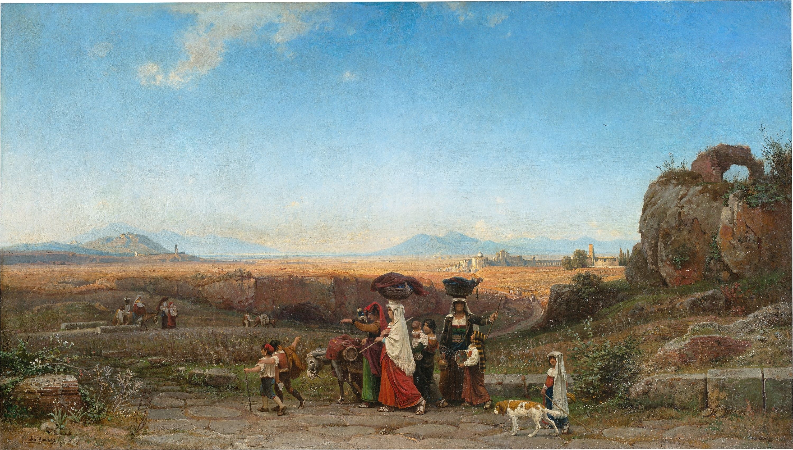Victor Paul Mohn | From the Campagna. (1869) | MutualArt