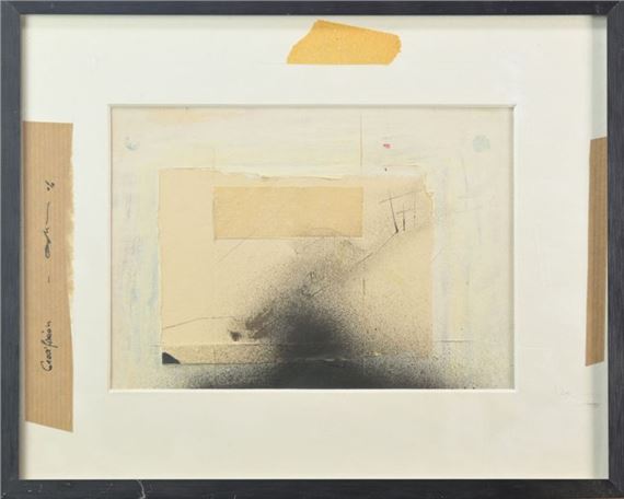 Olivier Mattei | Crucifixion collage and mixed technique | MutualArt