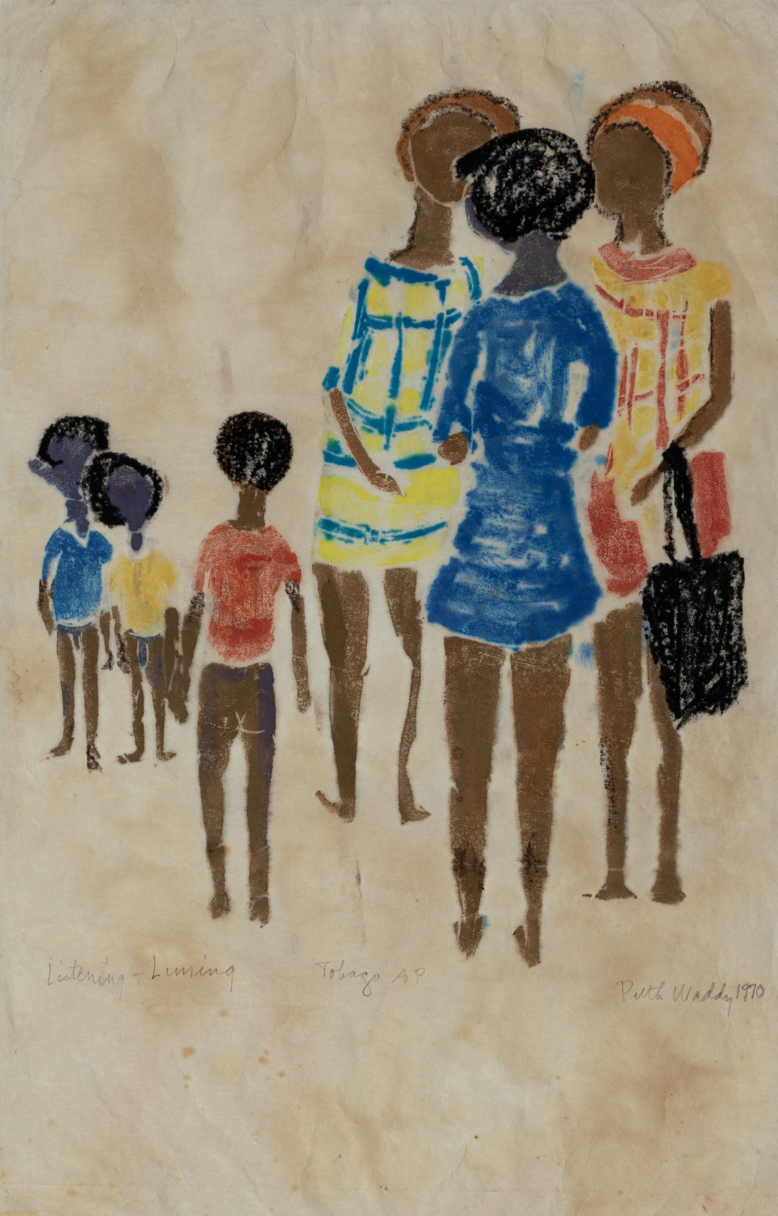 Ruth Gilliam‏ Waddy | Listening and Liming (Tobago) (1970) | MutualArt