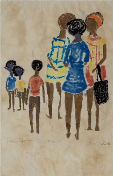 Ruth Gilliam‏ Waddy | Listening and Liming (Tobago) (1970) | MutualArt