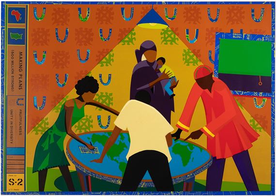 John Thomas Riddle, Jr. | Making Plans (1982) | MutualArt