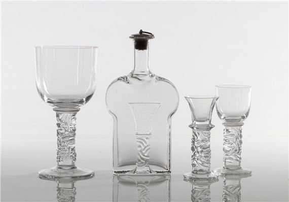 Bertil Vallien | Bacchus. Bestående av: 6 ölglas | MutualArt