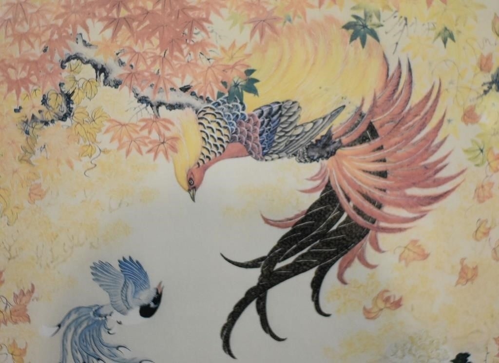 Wei Tseng Yang | WEI TSENG YANG PRINT ON SILK THE DANCE OF AUTUMN ...