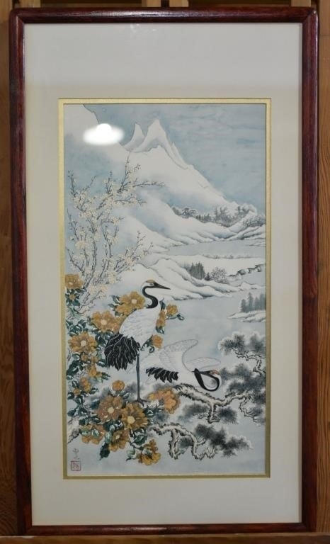 Wei Tseng Yang | WEI TSENG YANG PRINT ON SILK THE DANCE OF AUTUMN ...