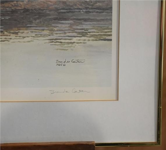 Brenda Carter | BRENDA CARTER LITHOGRAPH 'FIRST SWIM - CANADA | MutualArt