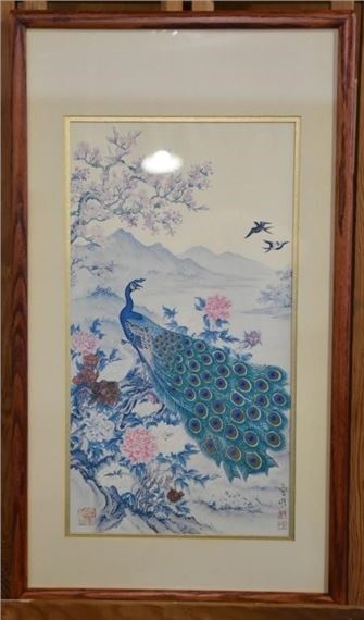 Wei Tseng Yang | WEI TSENG YANG PRINT ON SILK SIGNED BY ARTIST | MutualArt