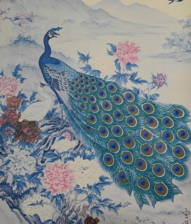 Wei Tseng Yang | WEI TSENG YANG PRINT ON SILK SIGNED BY ARTIST | MutualArt