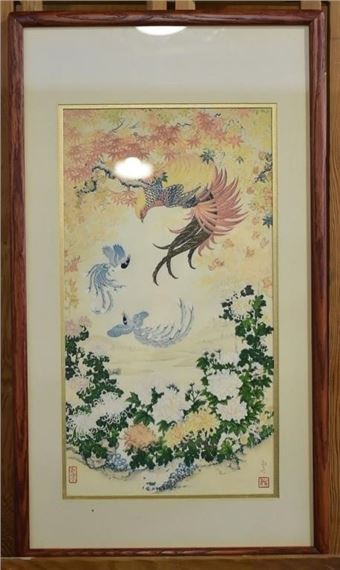 Wei Tseng Yang | WEI TSENG YANG PRINT ON SILK THE DANCE OF AUTUMN ...