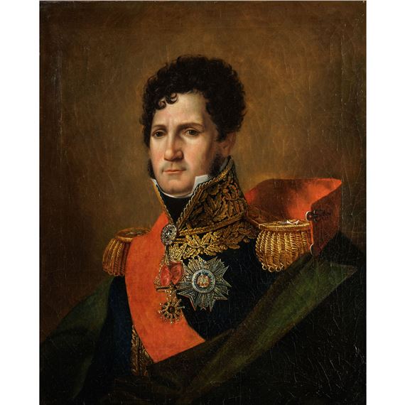 Joseph Franque | Portrait of General and Prince Félix Baciocchi ...