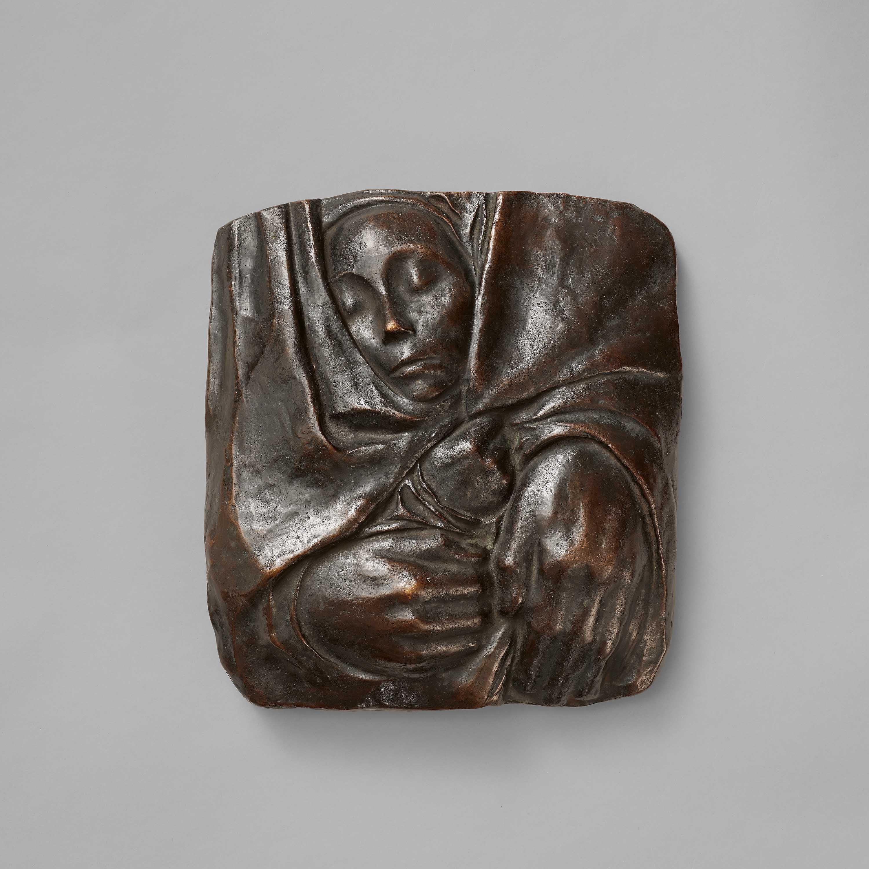 Käthe Kollwitz | Grabrelief (Ruht im Frieden seiner Hände). | MutualArt