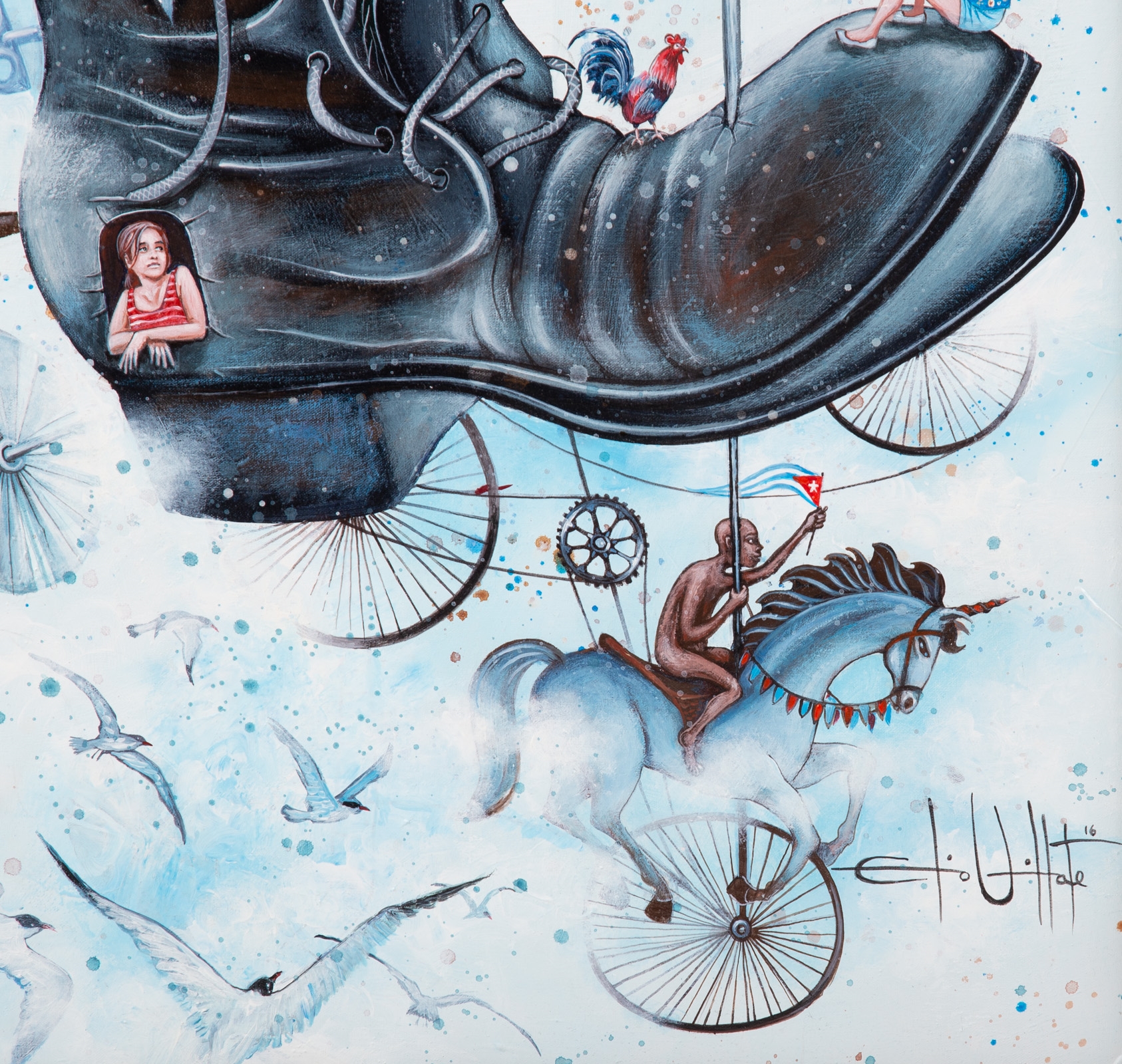 Elio Vilate Lam | Surrealist Shoe House | MutualArt