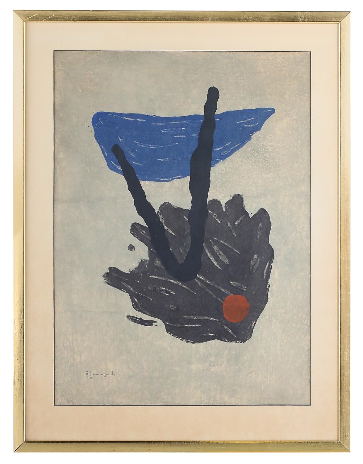 Gen Yamaguchi | Abstract Composition (Circa 1960) | MutualArt