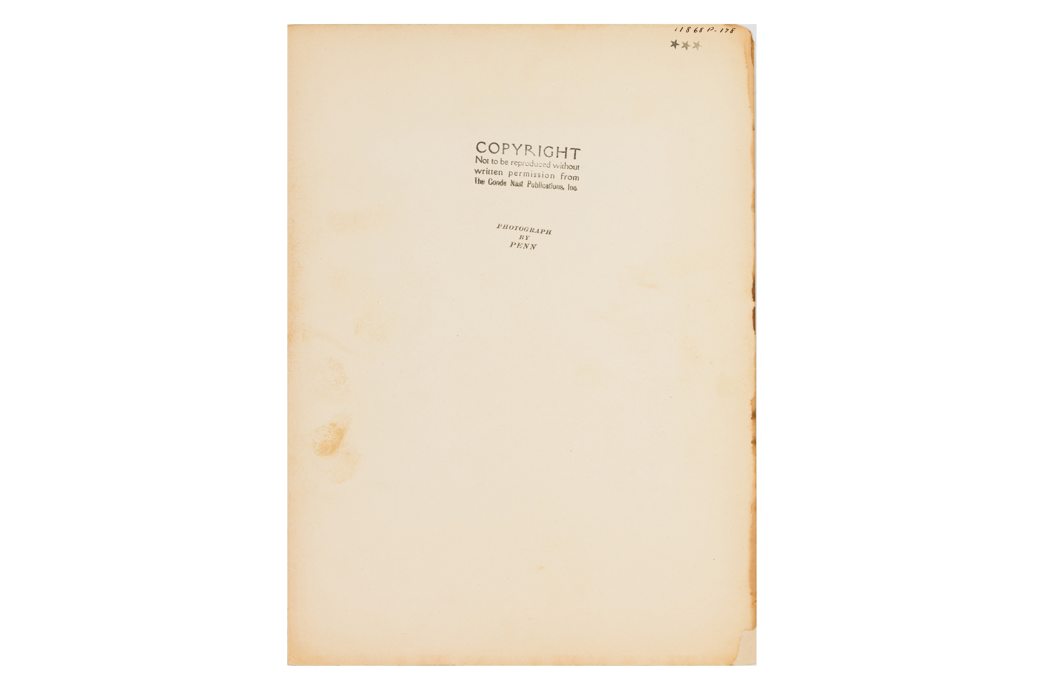 Irving Penn | PORTRAIT OF A BALLET DANCER (possbily André Eglevsky ...