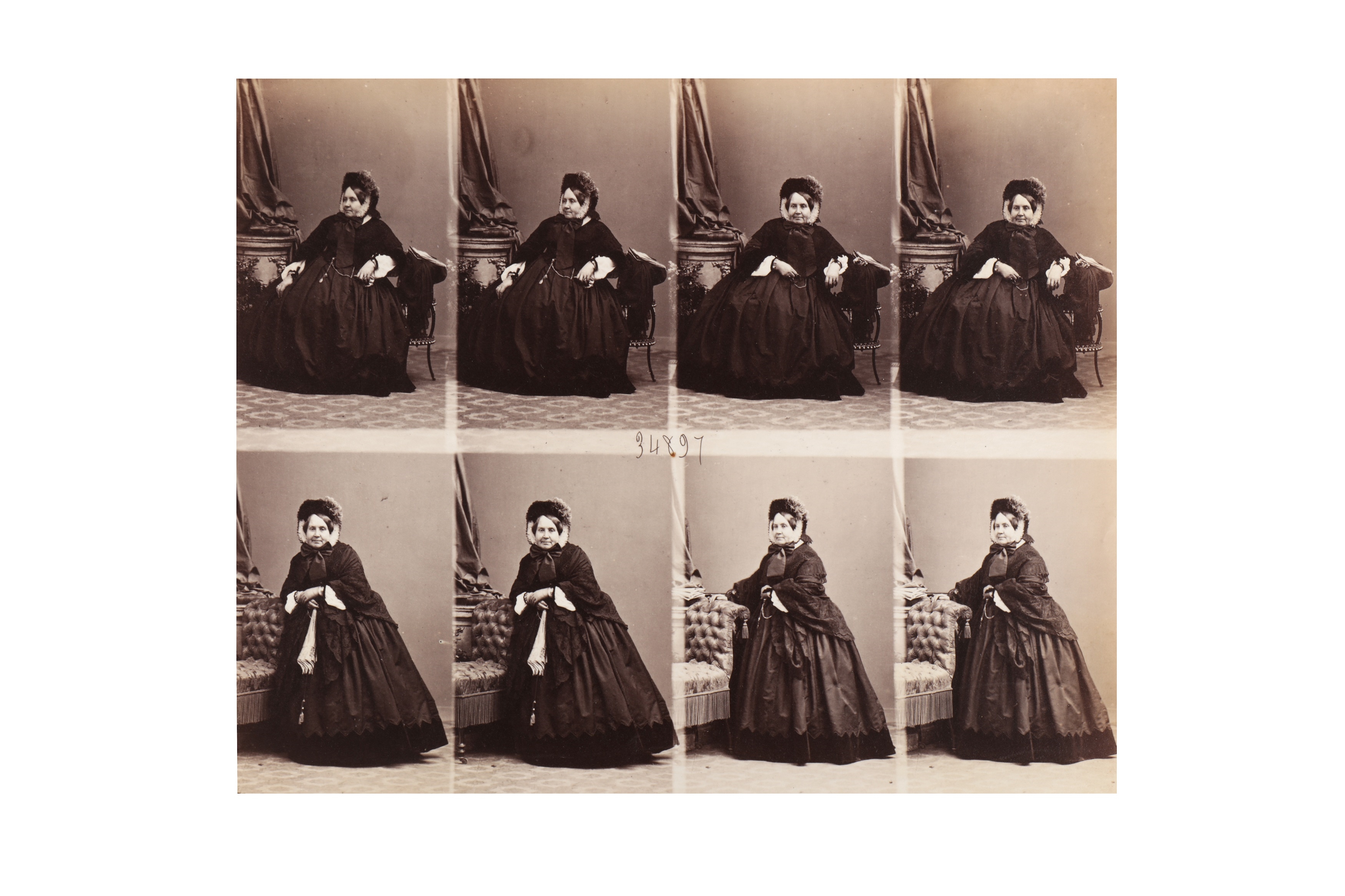 André-Adolphe-Eugène Disdéri | UNCUT CARTES DE VISITES (Circa 1860 ...