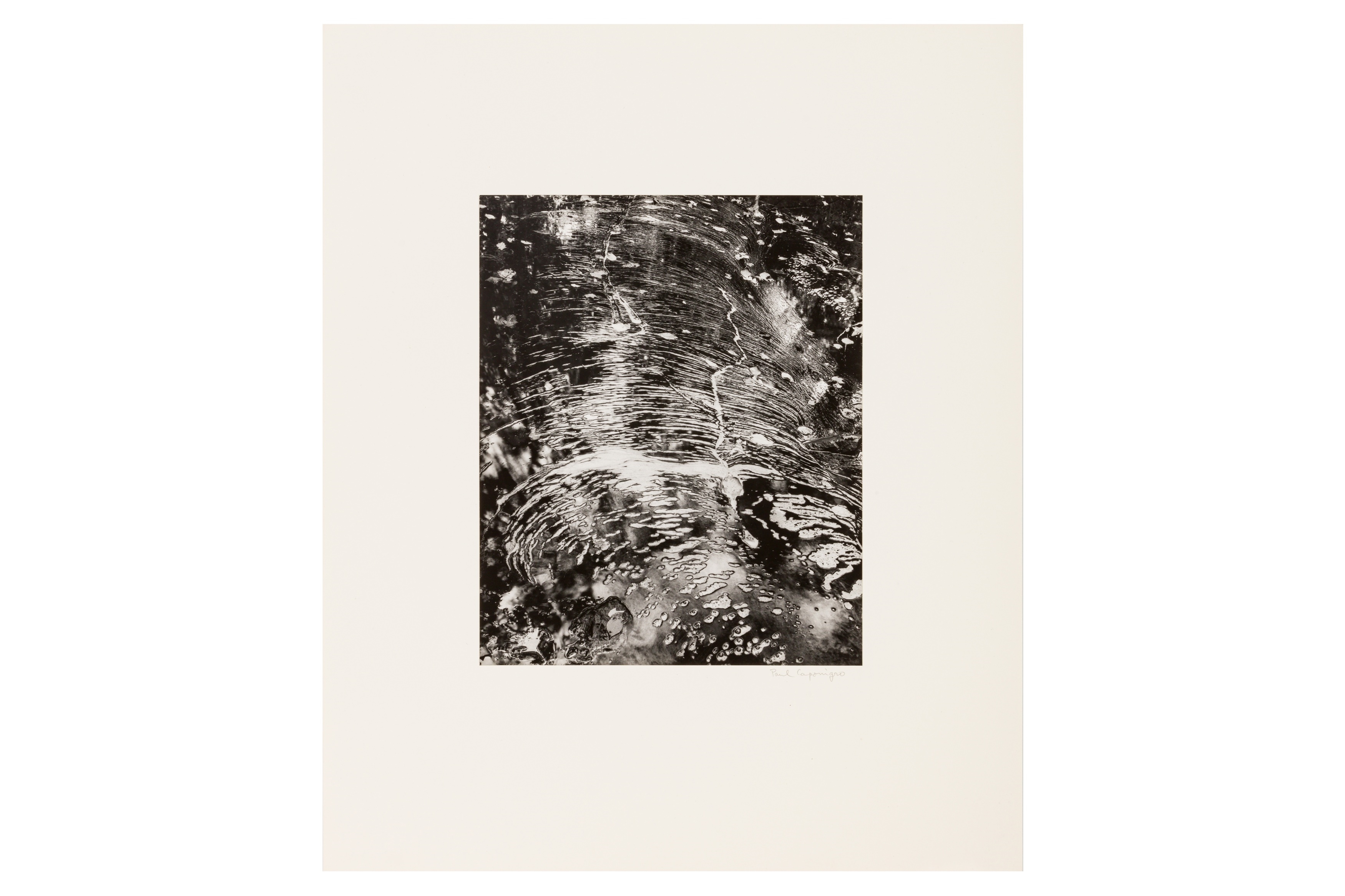 Paul Caponigro | FOAM ON WATER | MutualArt