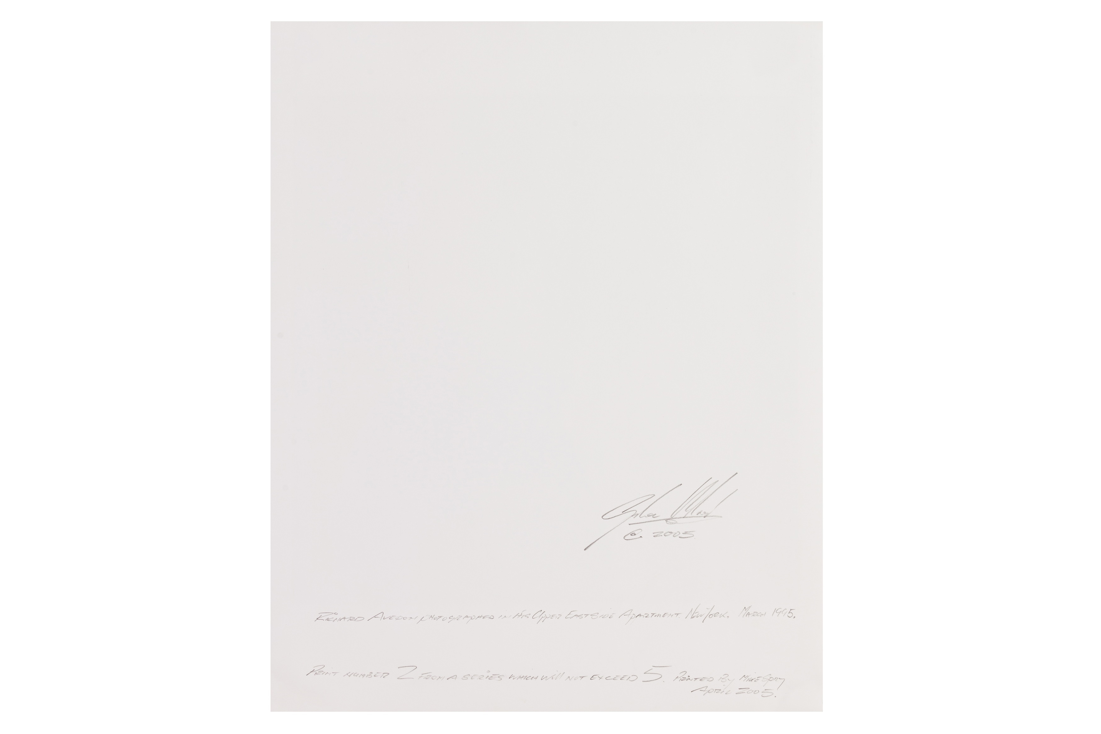 Gideon Lewin | RICHARD AVEDON PHOTOGRAPHED IN HIS UPPER EAST SIDE ...