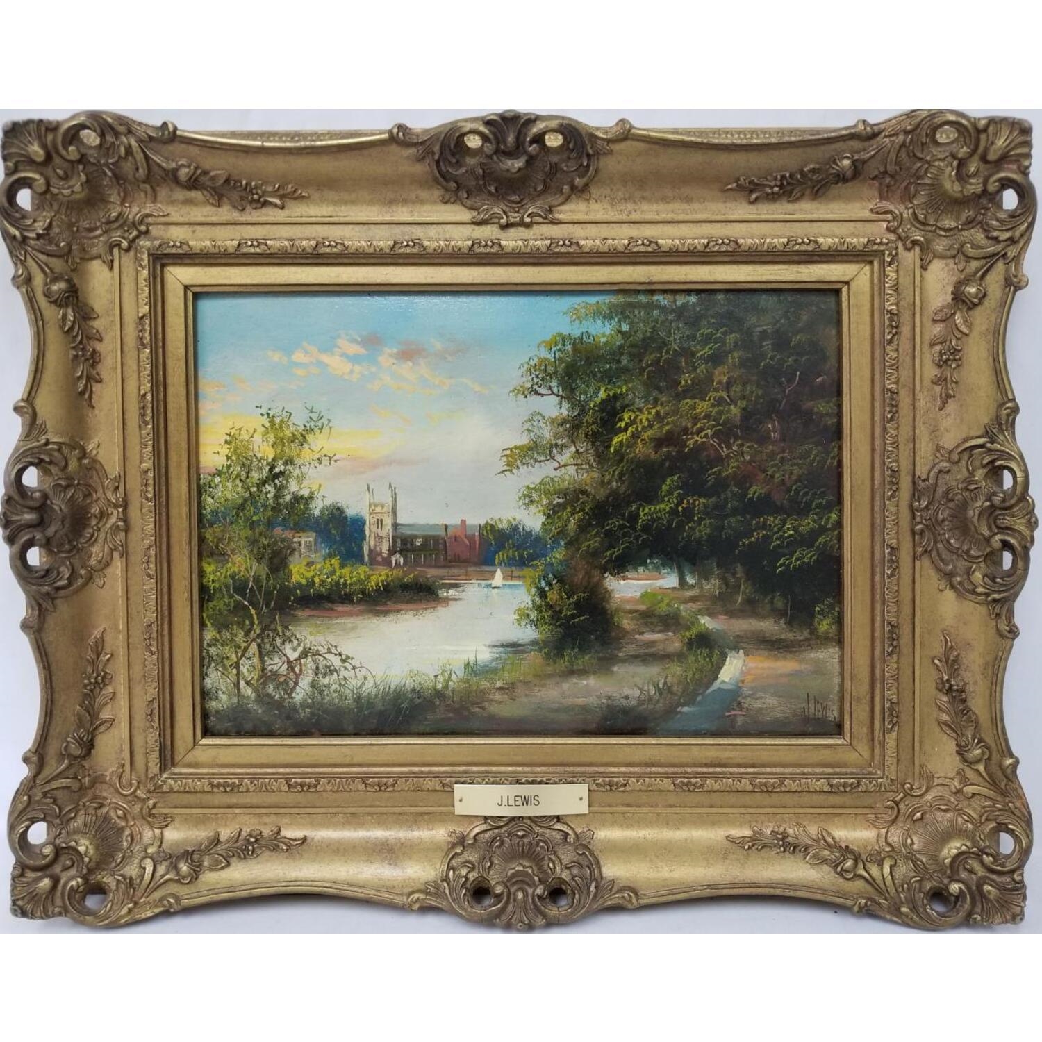 J. Lewis | Isleworth Castle River Thames | MutualArt