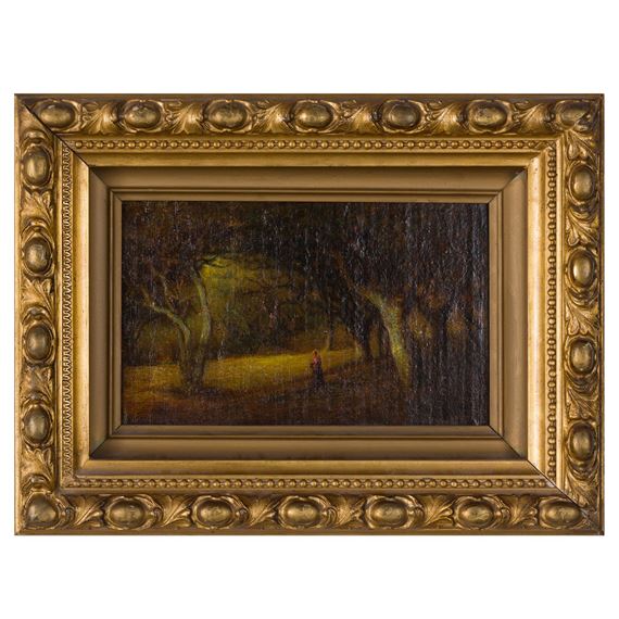 William Keith | Figure in Oak Woods | MutualArt