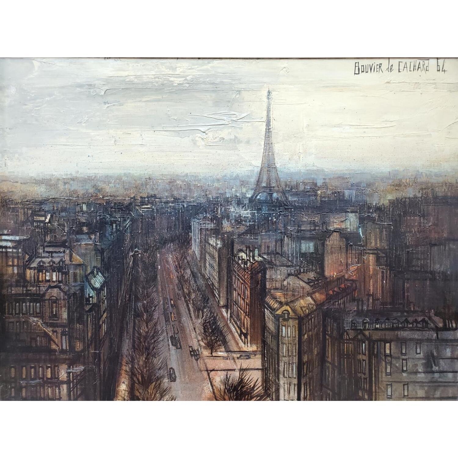 Régis de Bouvier de Cachard | Night View of Paris | MutualArt