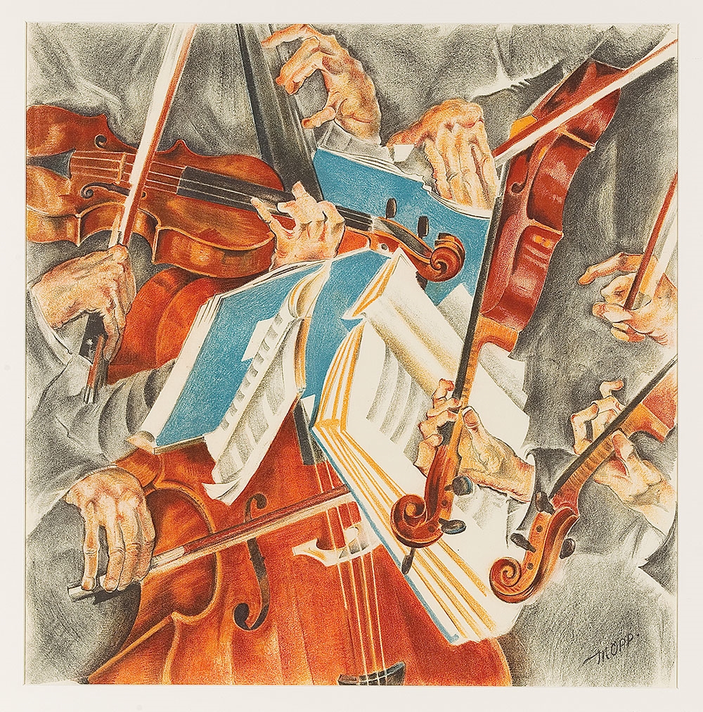 Max Oppenheimer | Rosé-Quartett (1920) | MutualArt