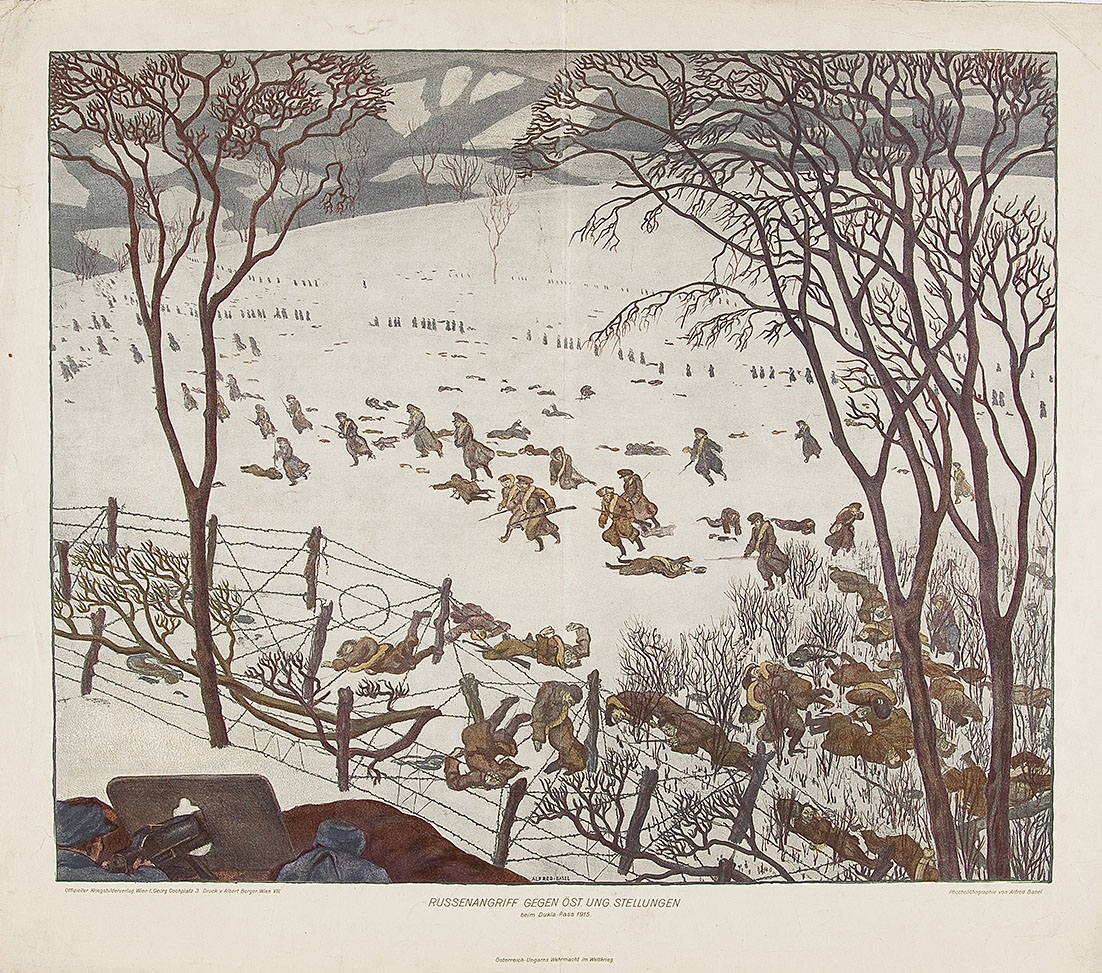 Alfred Basel | Russenangriff (1915) | MutualArt