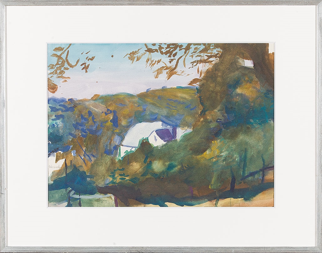 Josef Dobrowsky | Haus im Wald (1906) | MutualArt