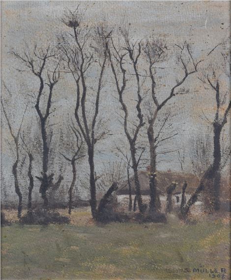 Szymon Müller | Drzewa (1908) | MutualArt
