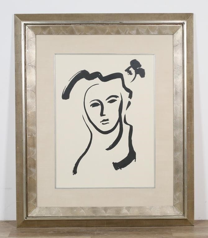 Henri Matisse | After Henri Matisse Lithograph Portrait | MutualArt