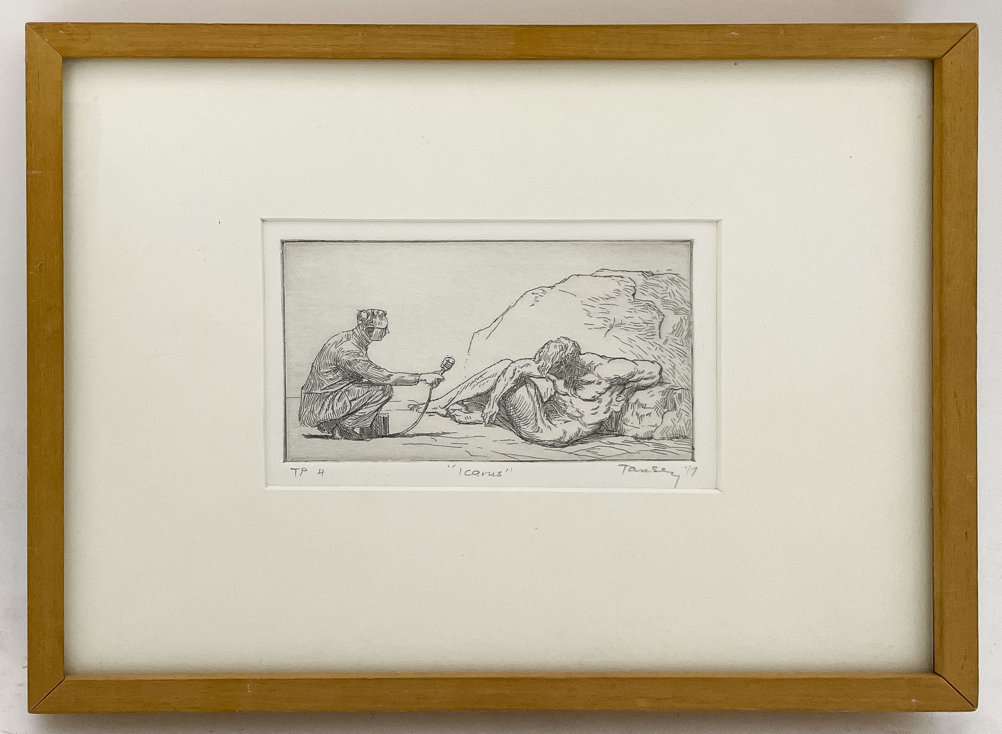 Mark Tansey | Icarus (1977) | MutualArt