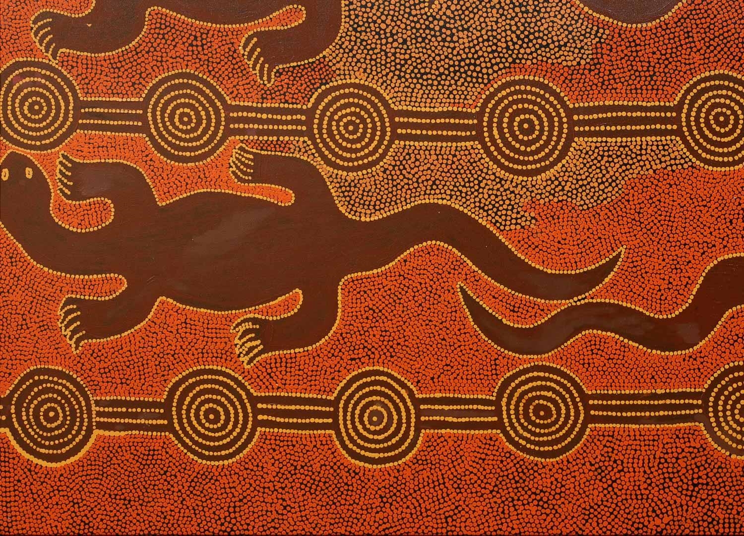 Nancy Ross Nungurrayi | Perentie Dreaming | MutualArt