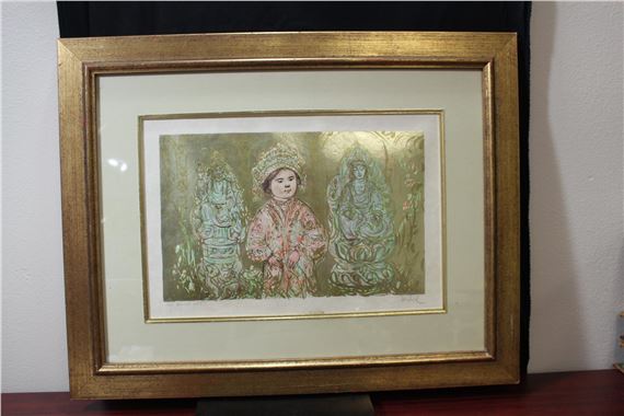 Edna Hibel | An Edna Hibel Lithograph | MutualArt