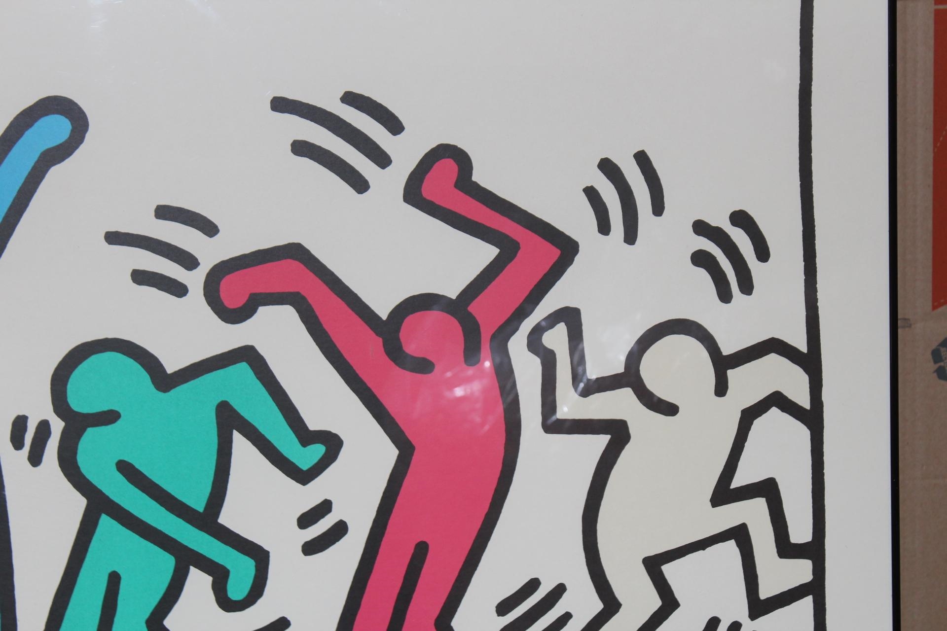 Keith Haring | A Framed Keith Haring Poster | MutualArt