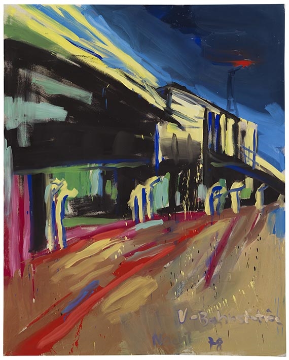 Rainer Fetting | Kotti U-Bahn (1978) | MutualArt