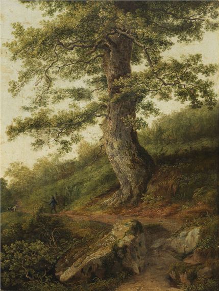 Jacob Philippe Hackert | Alter Olivenbaum bei Camaldoli (1801) | MutualArt