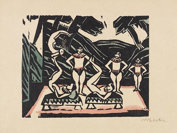 Max Pechstein | Akrobaten III (1912) | MutualArt