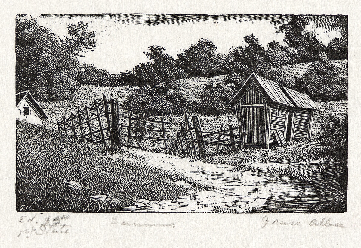 Grace Arnold Albee | Three Wood Engravings of Subjects in the U.S ...