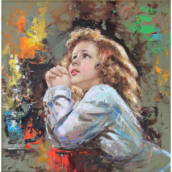 Franco Rispoli | LITTLE GIRL IN PRAYER | MutualArt