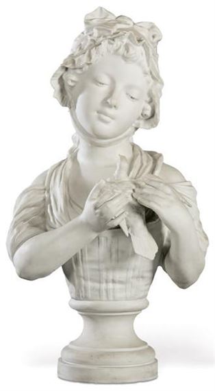 G. Levy | Niña con Pájaro | MutualArt