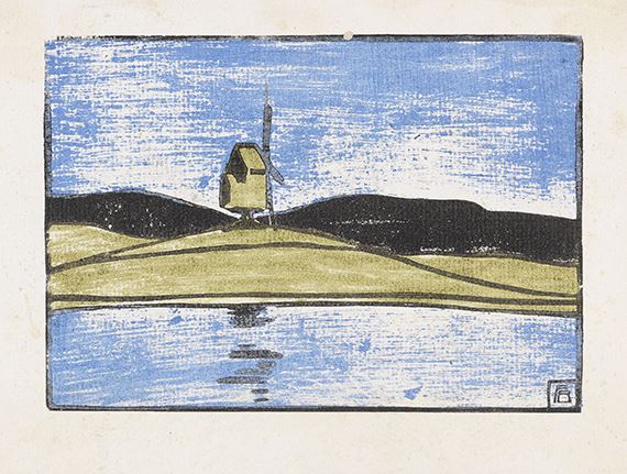 Fritz Bleyl | Ehemalige Moritzburger Windmühle (1905) | MutualArt