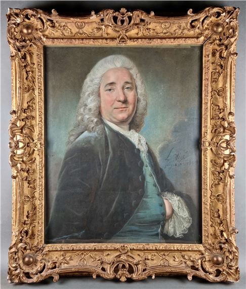 Louis Vigee | Portrait of a man (1744) | MutualArt