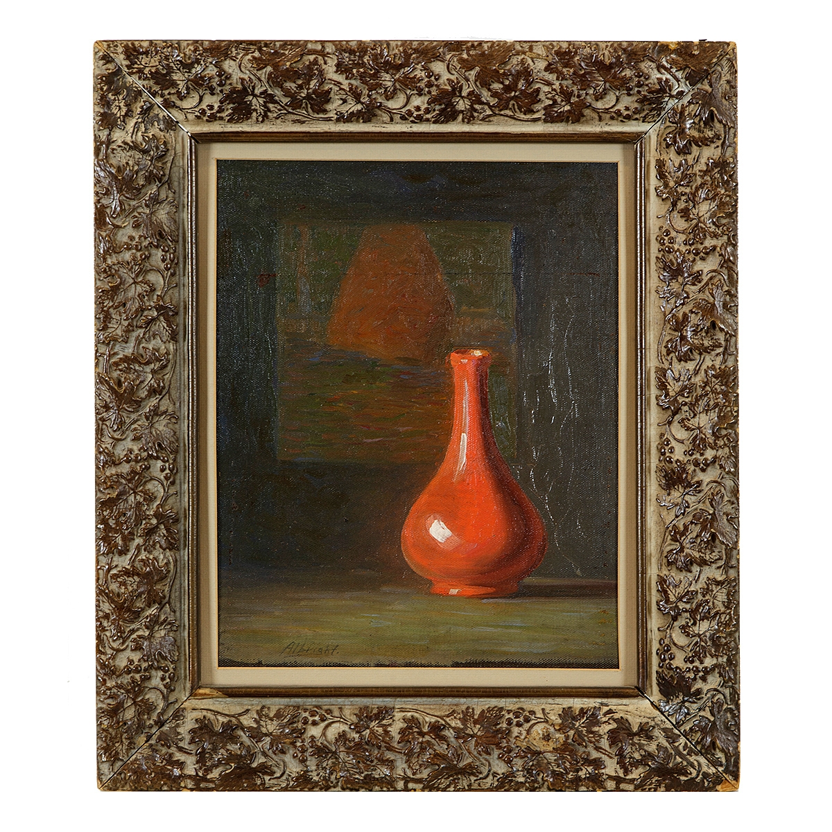 Henry James Albright | Still Life of Vase & Painting | MutualArt