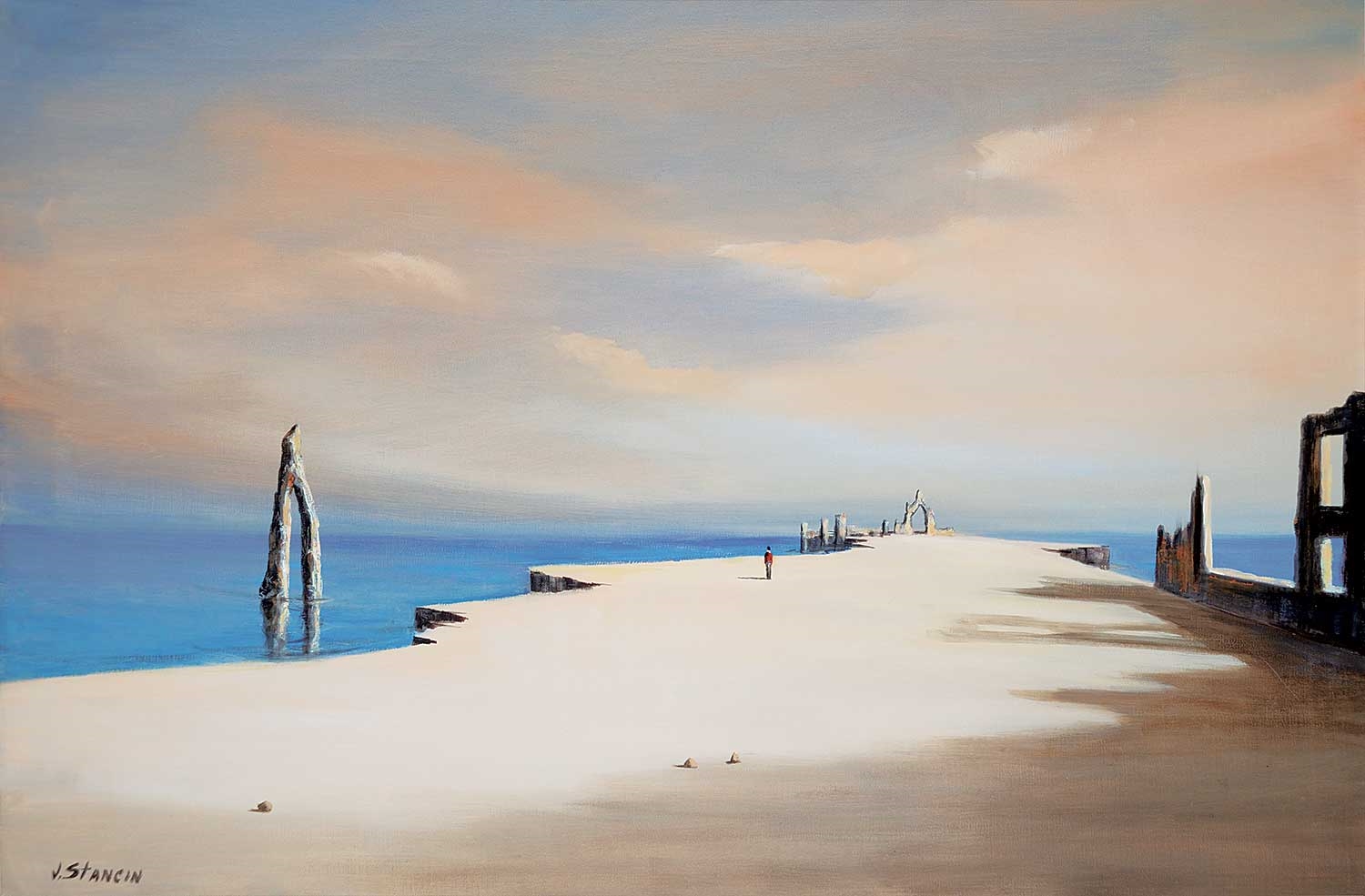 John Stancin | Untitled - Lone Figure | MutualArt